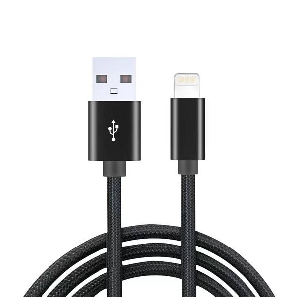 Braided iPhone cable-fast charging and data transmission - White Falcon